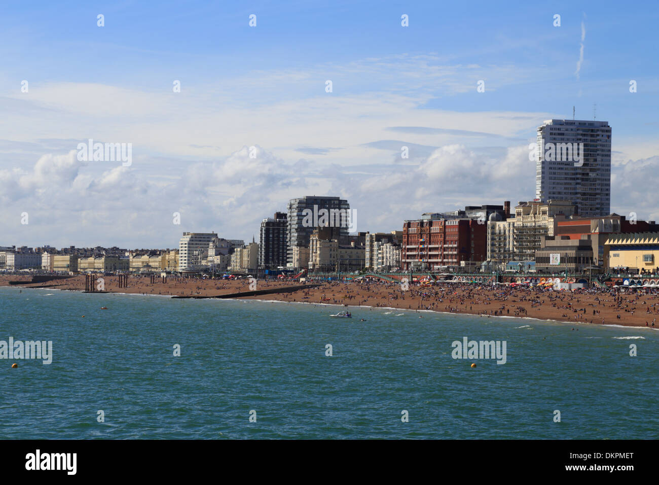 Brighton Beach England Packed High Resolution Stock Photography and ...