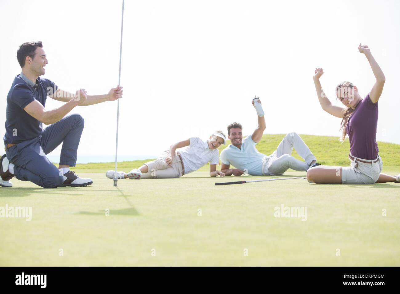 Golf full length hole hi-res stock photography and images - Alamy