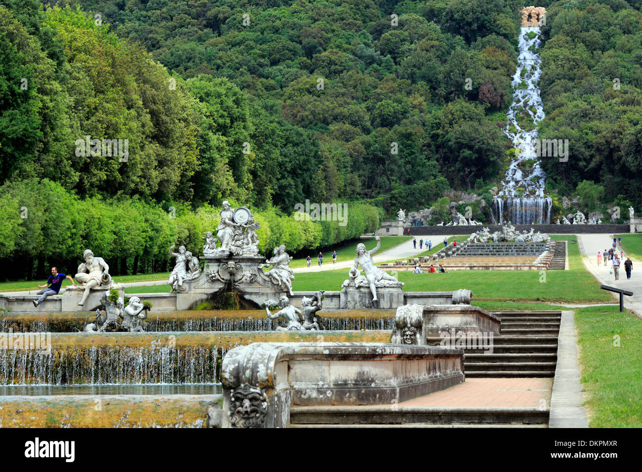 Cascade, Royal Palace of Caserta, Campania, Italy Stock Photo - Alamy