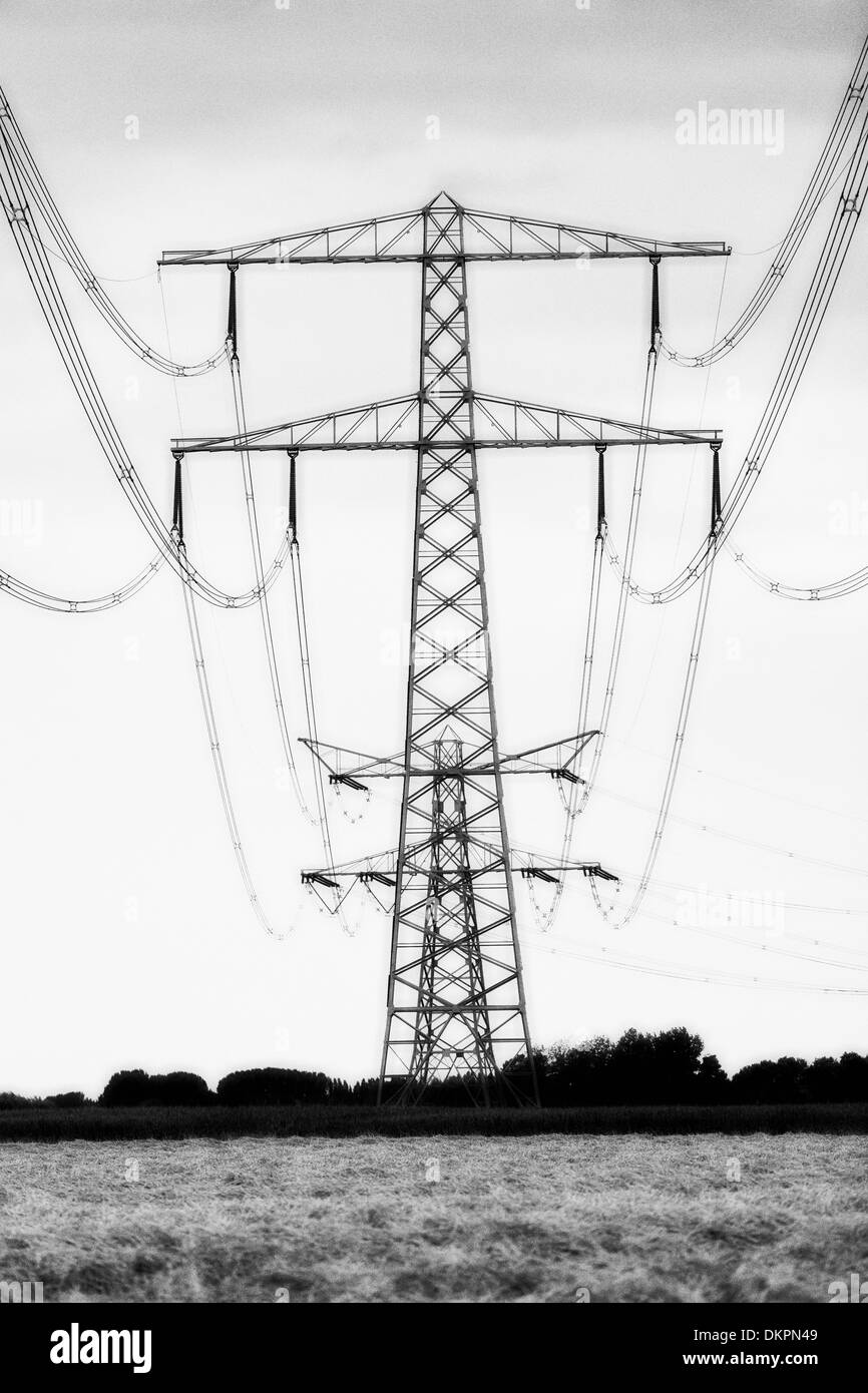 Electricity poles hi-res stock photography and images - Alamy