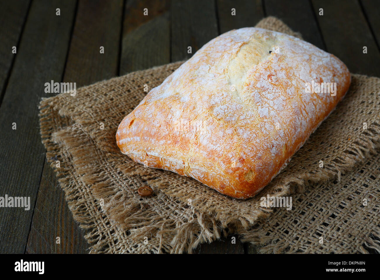fresh Italian ciabatta, bread closeup Stock Photo - Alamy