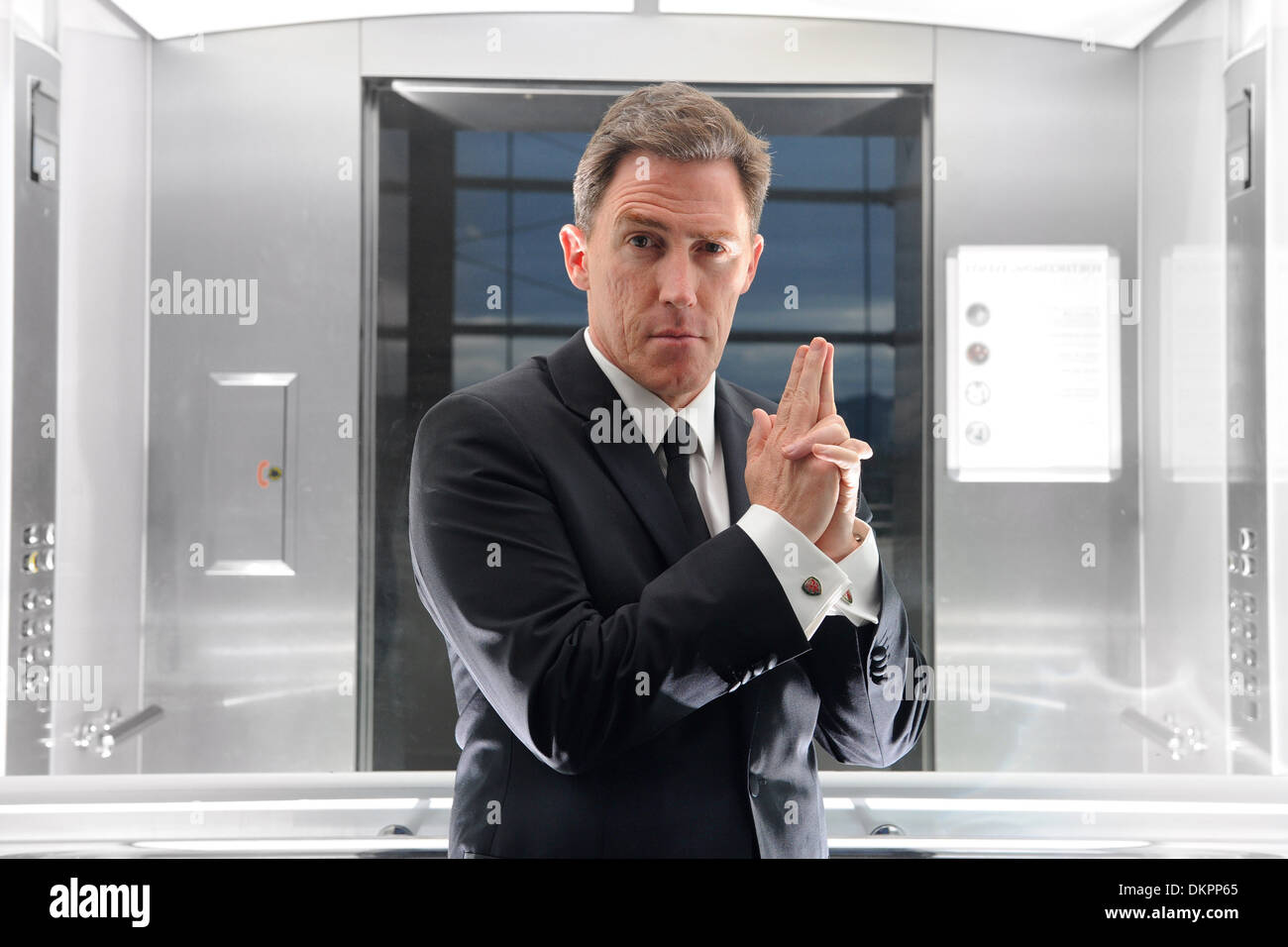 Welsh actor and comedian Rob Brydon Stock Photo - Alamy
