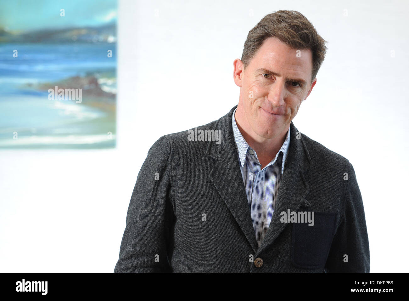 Welsh actor and comedian Rob Brydon Stock Photo - Alamy