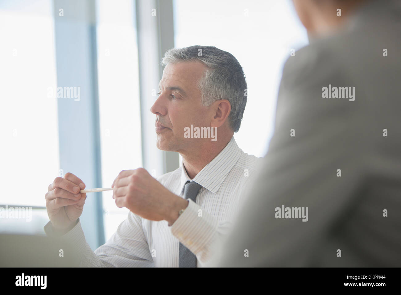 Business and question and meeting hi-res stock photography and images ...