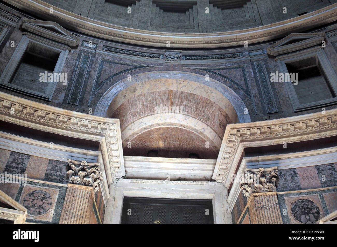 Interior of Pantheon, Rome, Italy Stock Photo - Alamy