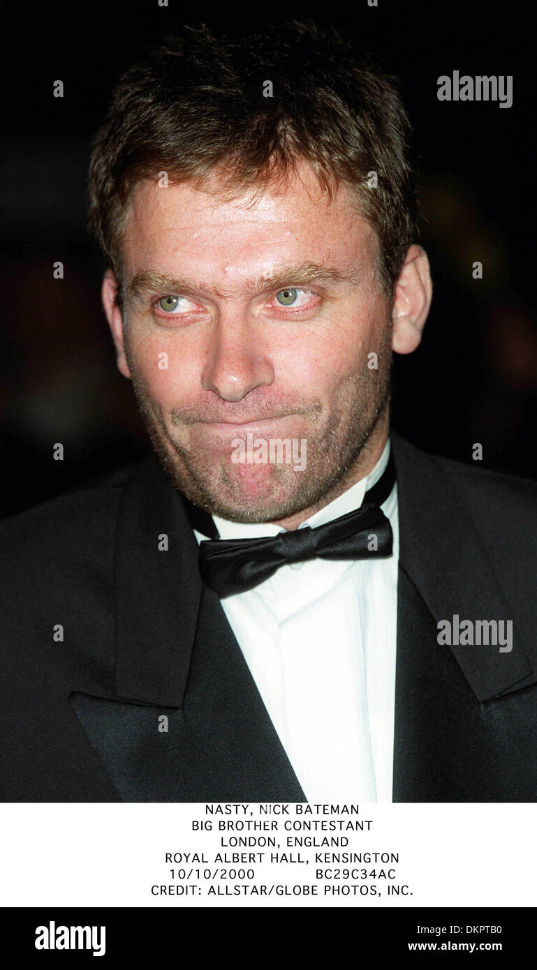 Oct. 10, 2000 - ROYAL ALBERT HALL, KENSINGTON - NASTY, NICK BATEMAN.BIG ...