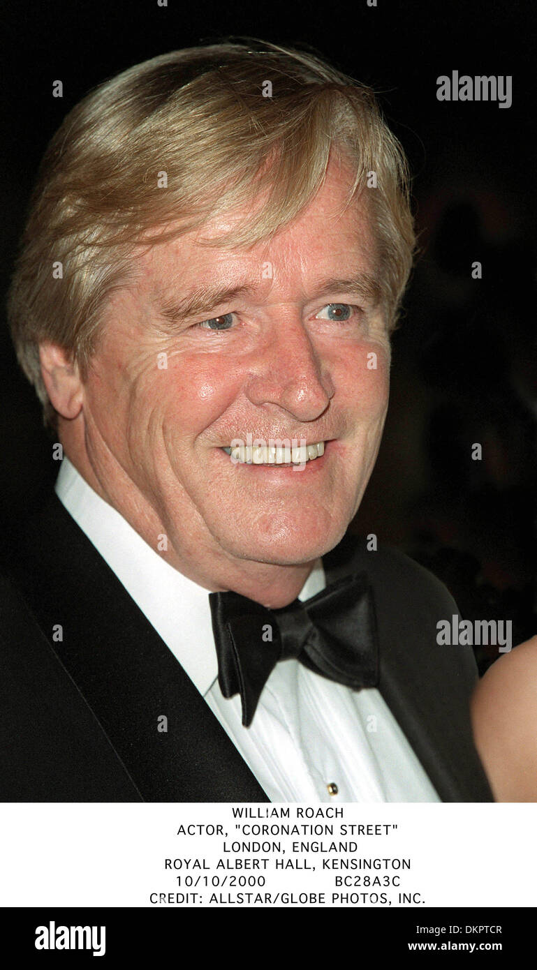 Oct. 10, 2000 - ROYAL ALBERT HALL, KENSINGTON - WILLIAM ROACH.ACTOR ...