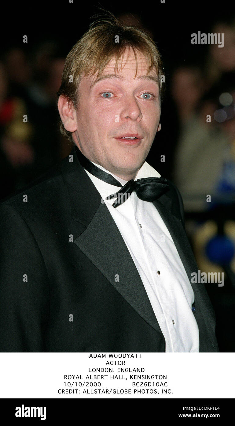 Oct. 10, 2000 - ROYAL ALBERT HALL, KENSINGTON - ADAM WOODYATT.ACTOR ...