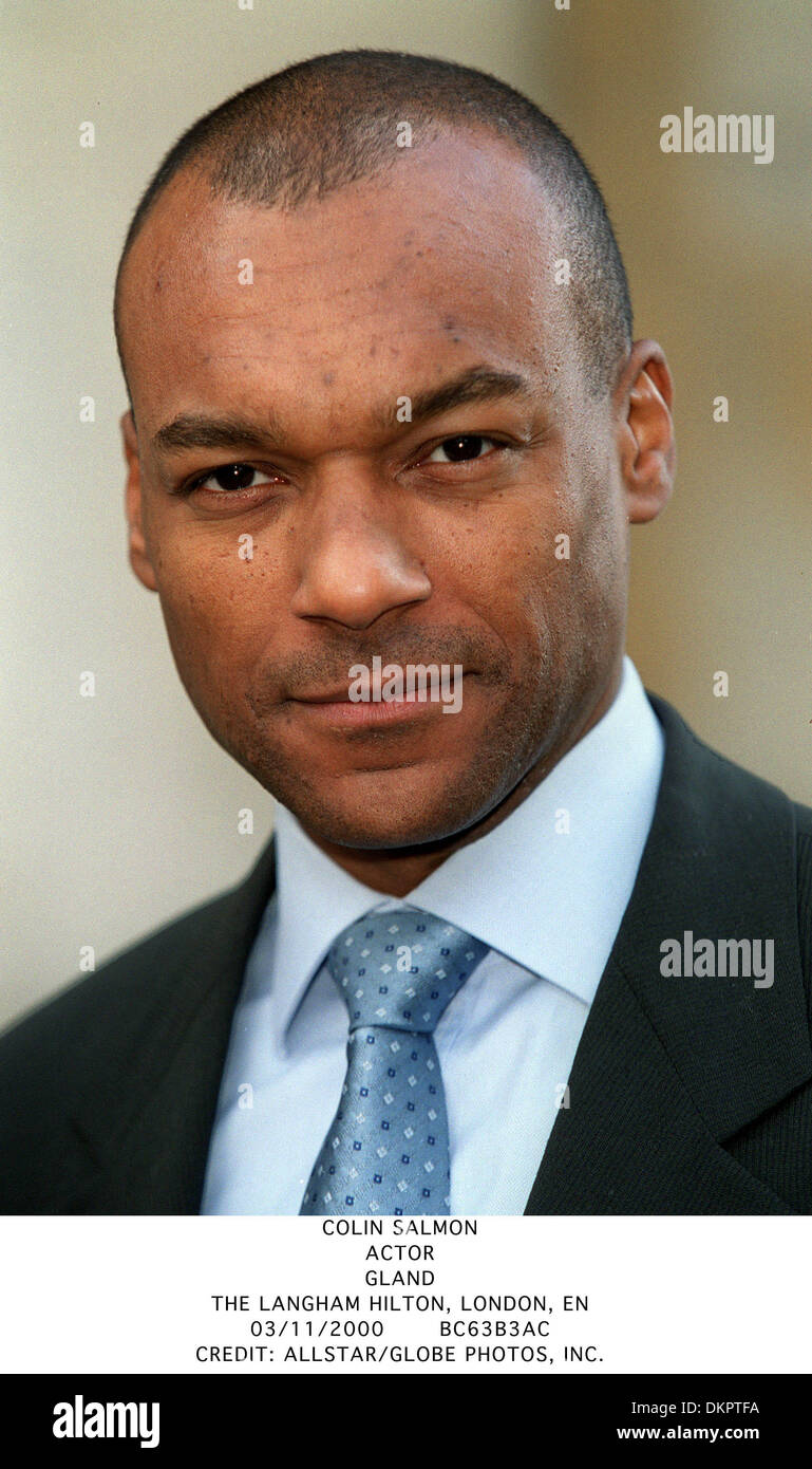 Nov. 3, 2000 - THE LANGHAM HILTON, LONDON, EN - COLIN SALMON.ACTOR ...