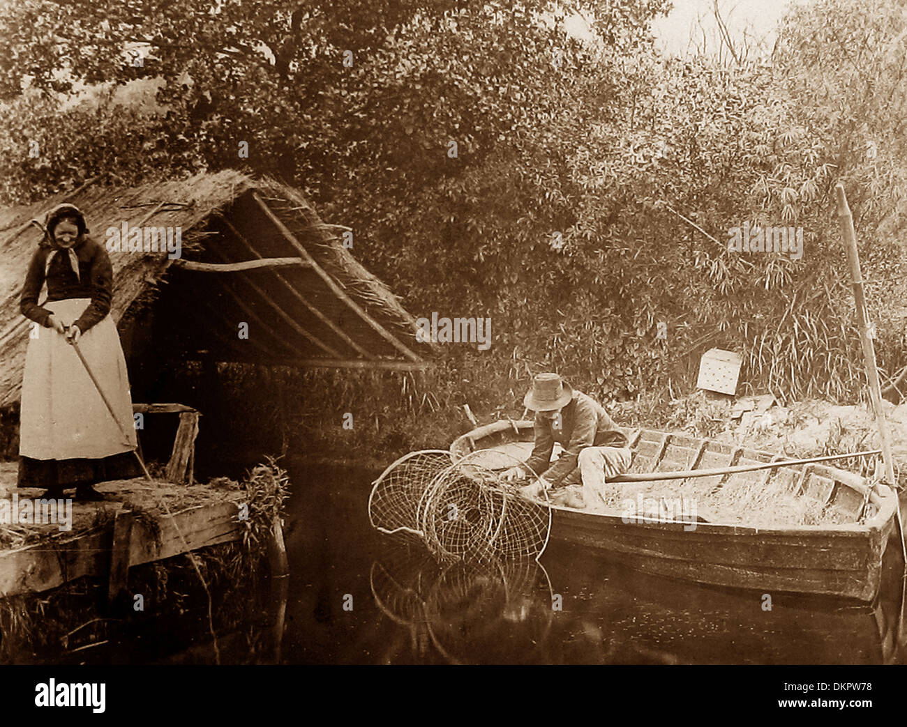 Fisherman victorian period hi-res stock photography and images - Alamy