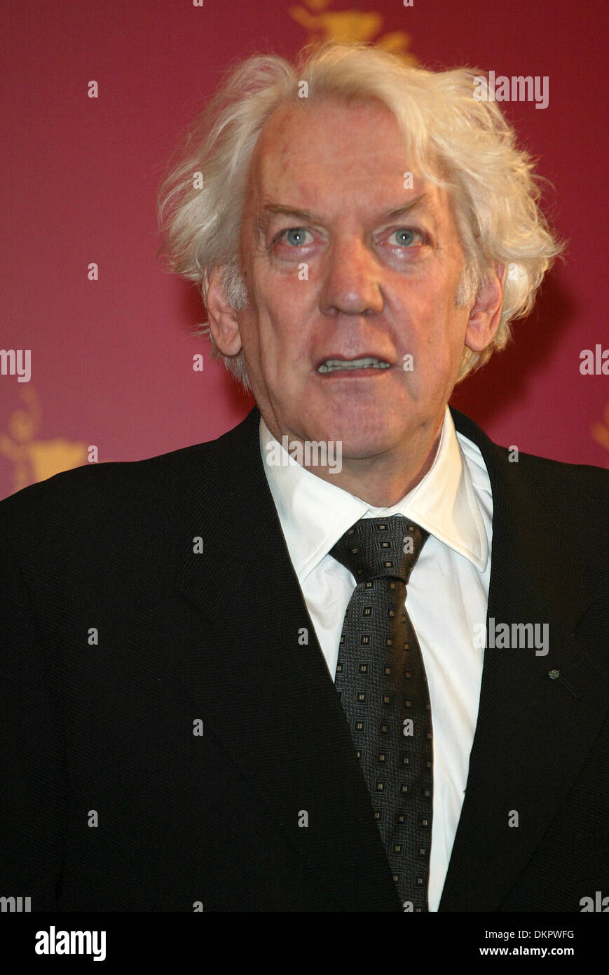 DONALD SUTHERLAND.ACTOR.ANY.POTSDAMMER PLATZ, BERLIN, GERM.08/02/2002 ...