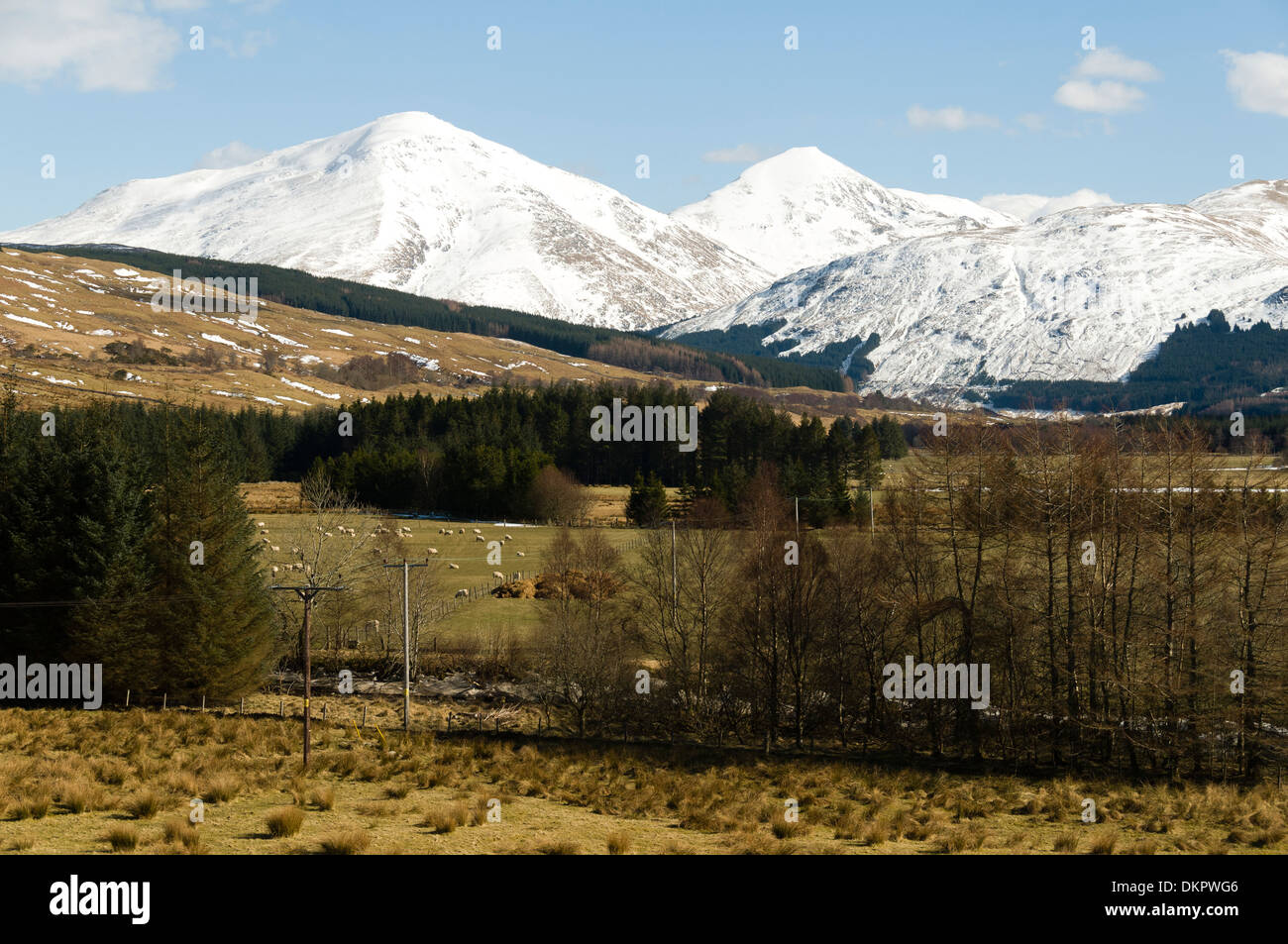 Ben more scotland snow crianlarich hi-res stock photography and images ...