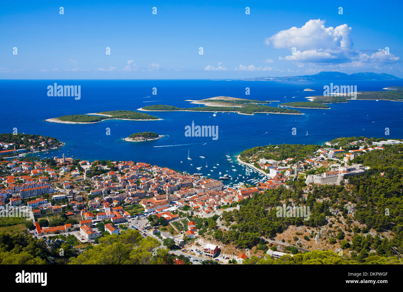 Aerial croatia island hi-res stock photography and images - Alamy