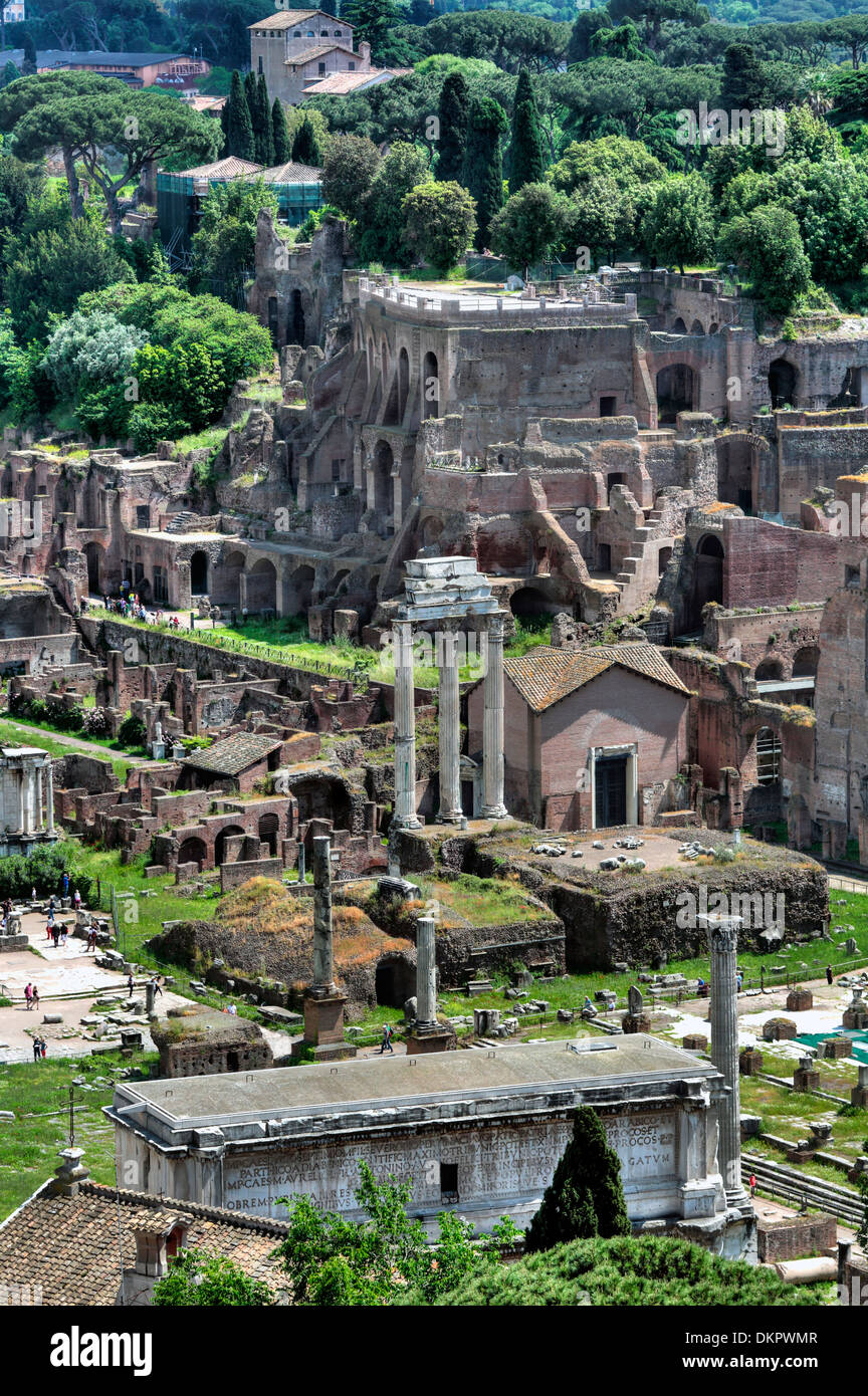 Palatine Hill, Roman Forum, Rome, Italy Stock Photo - Alamy