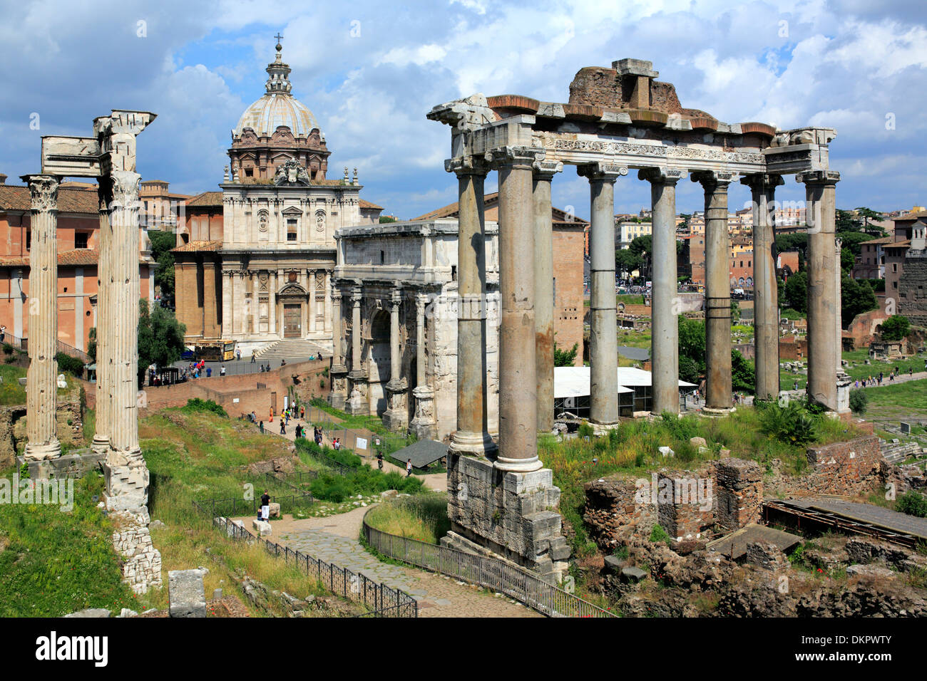 Temple of saturn rome hi-res stock photography and images - Alamy