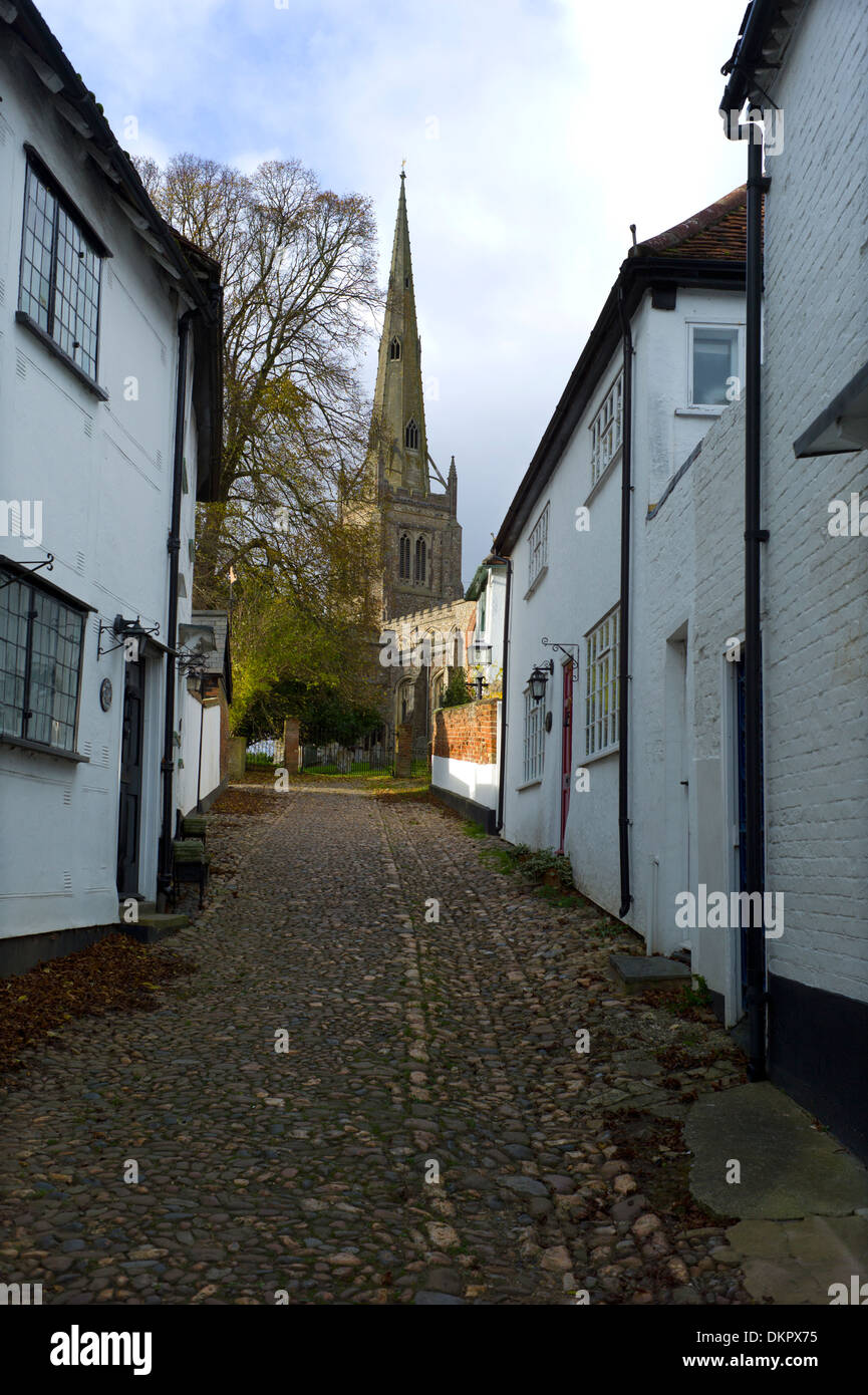 Thaxted Church, Essex, England.12-2013 Seen here: St John the Baptist ...