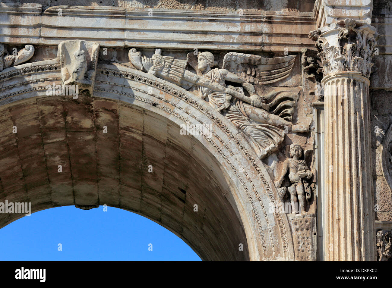 Triumphal Arch of Constantine, Rome, Italy Stock Photo - Alamy
