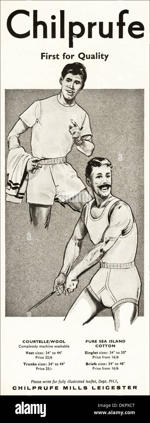 1960s vintage magazine advertisement advertising mens underwear by ...