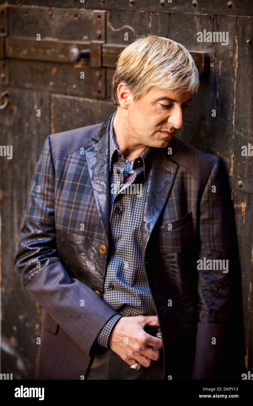 Portrait shot in Tuscany Italy of concert pianist Jean-Yves Thibaudet ...