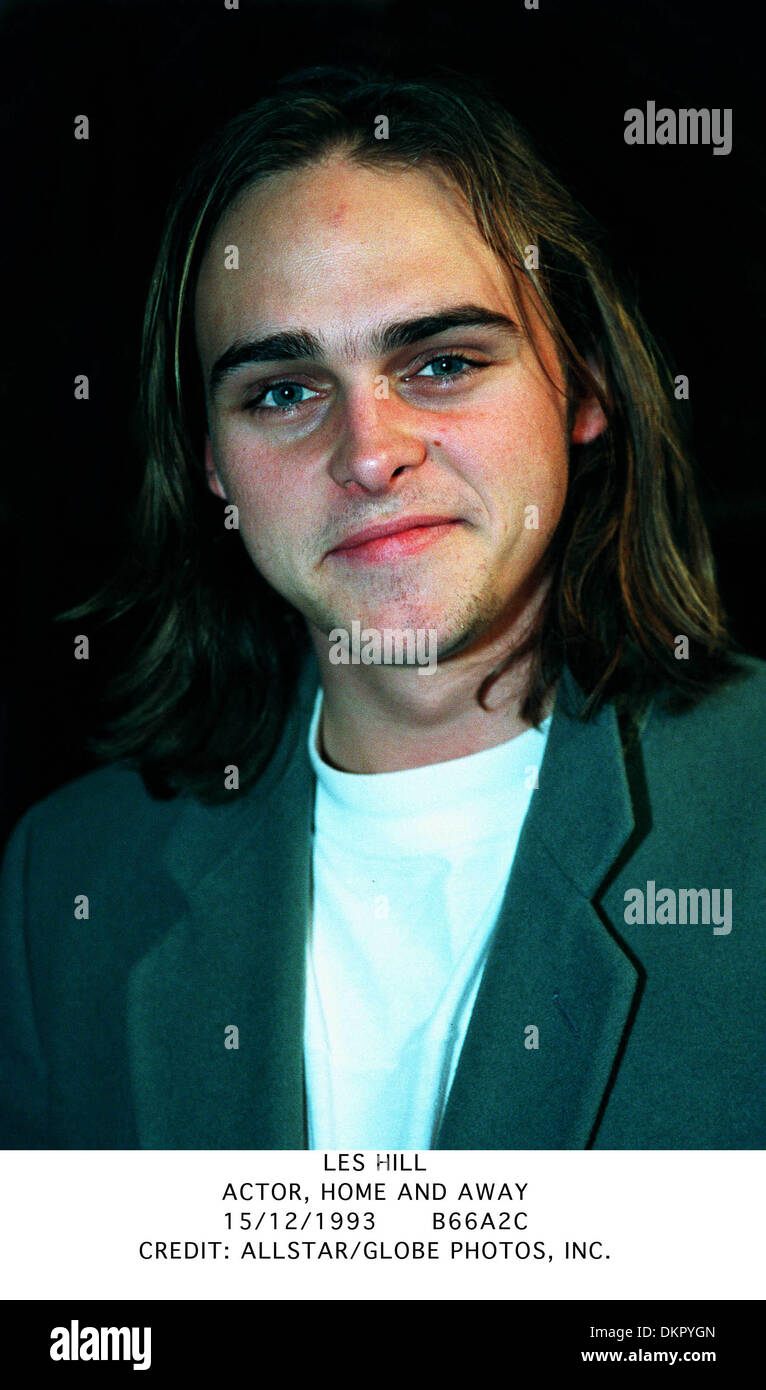 LES HILL.ACTOR, HOME AND AWAY.15/12/1993.B66A2C Stock Photo - Alamy