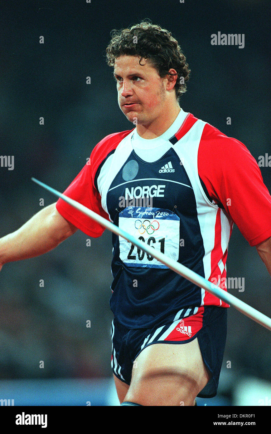 PAAL ARNE FAGERNES.JAVELIN, SYDNEY OLYMPICS.Y, AUSTRALIA.OLYMPIC ...