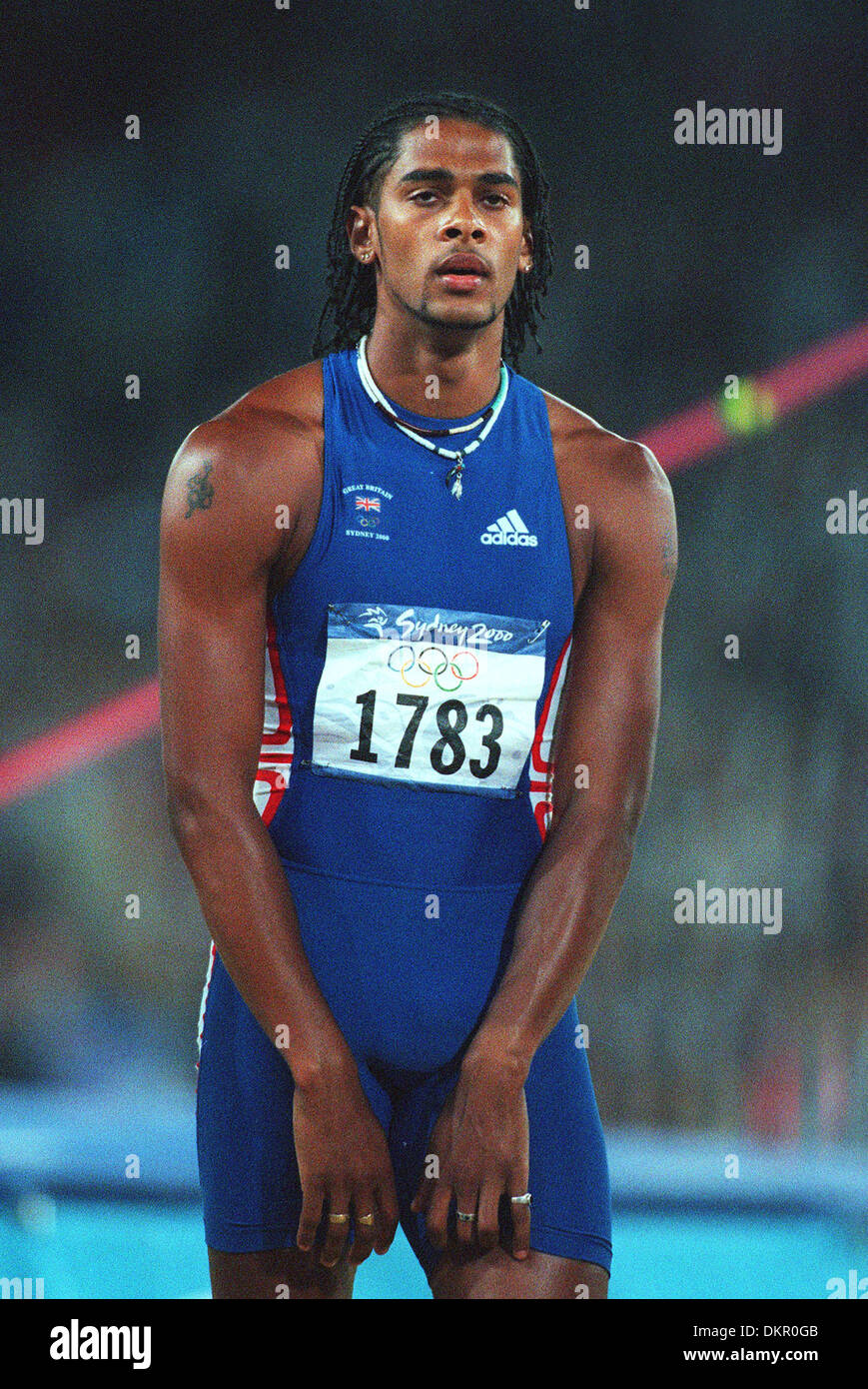 BEN CHALLENGER.HIGH JUMP, SYDNEY OLYMPICS.Y, AUSTRALIA.OLYMPIC STADIUM ...