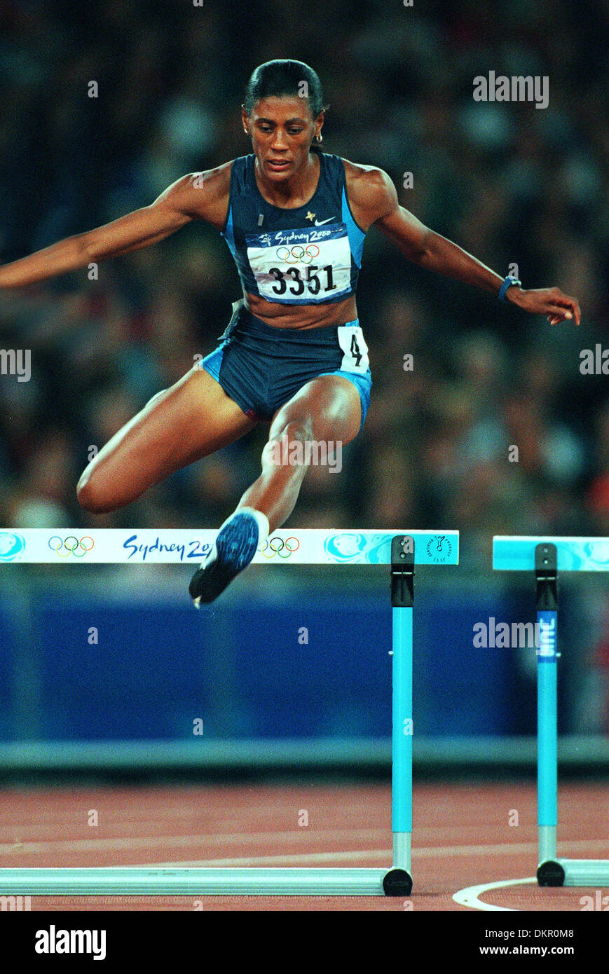 SANDRA GLOVER.400 METRES, SYDNEY OLYMPICS.Y, AUSTRALIA.OLYMPIC STADIUM ...