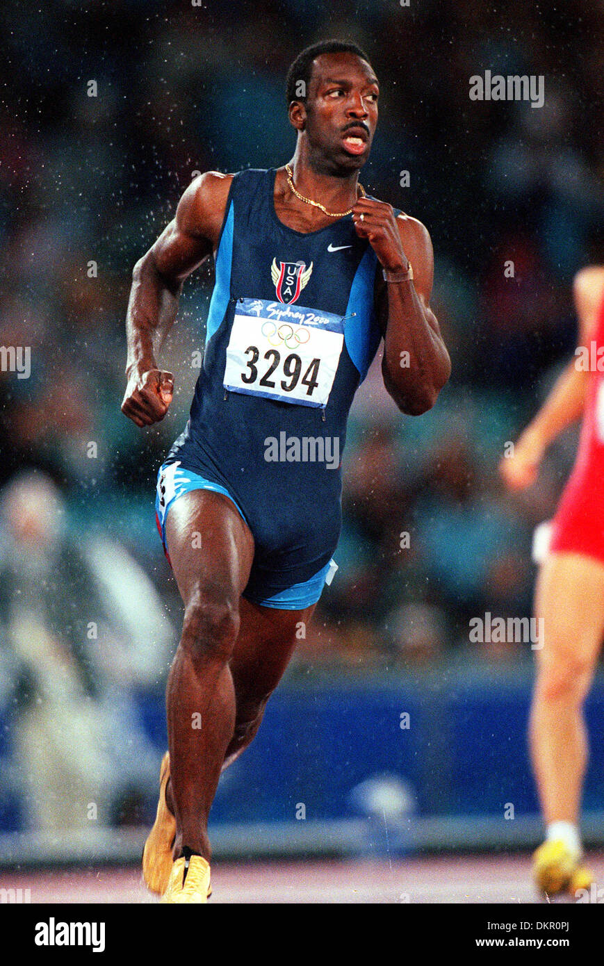 MICHAEL JOHNSON.400 METRES, SYDNEY OLYMPICS.Y, AUSTRALIA.OLYMPIC ...