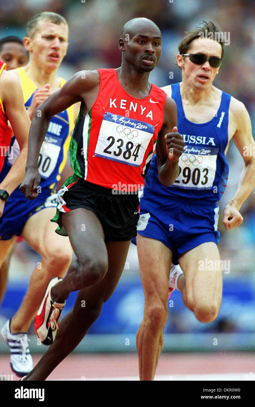 Bernard lagat 1500 olympics y australia olympic stadium hi-res stock ...