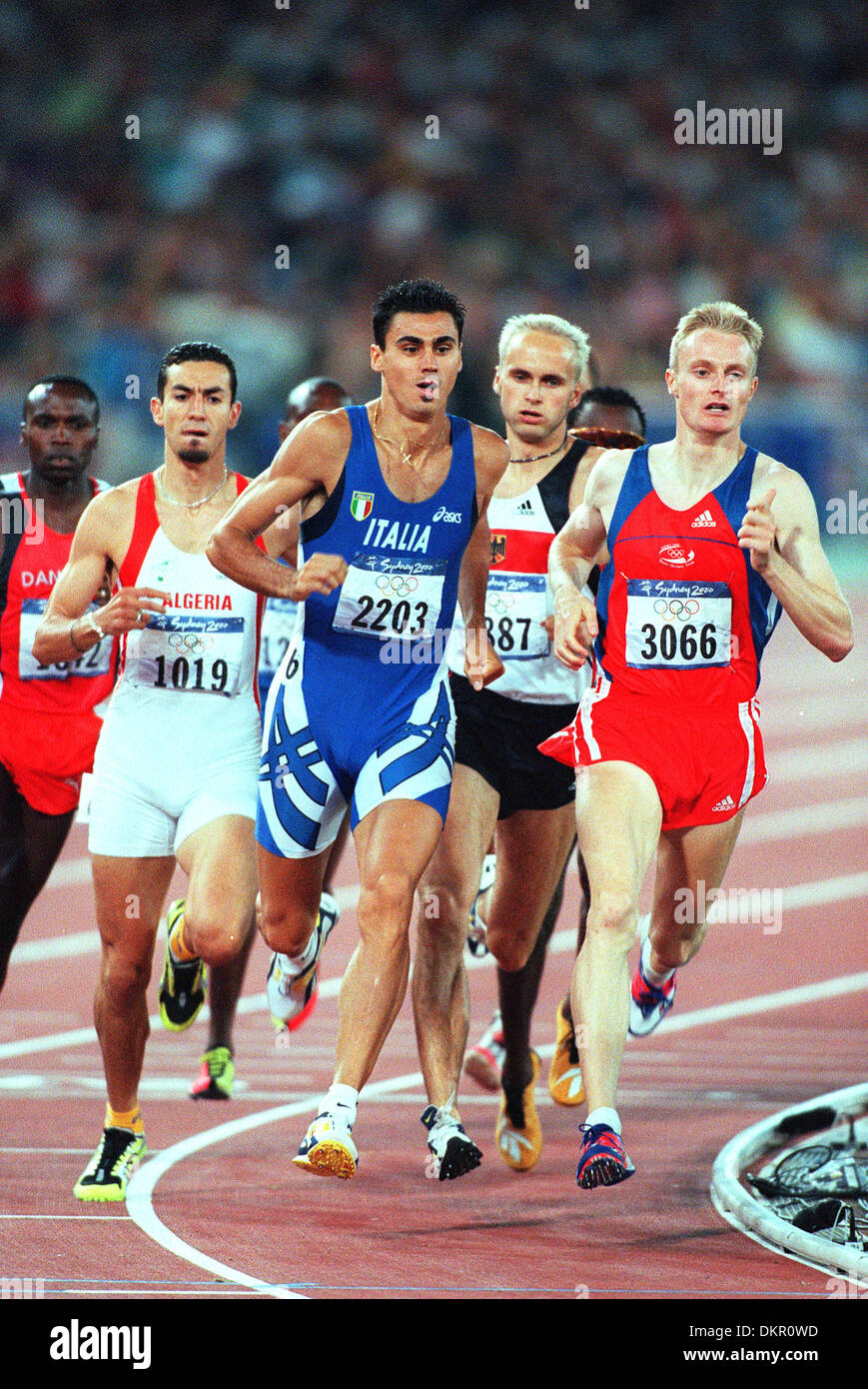 ANDREA LONGO.800 METRES, SYDNEY OLYMPICS.Y, AUSTRALIA.OLYMPIC STADIUM ...