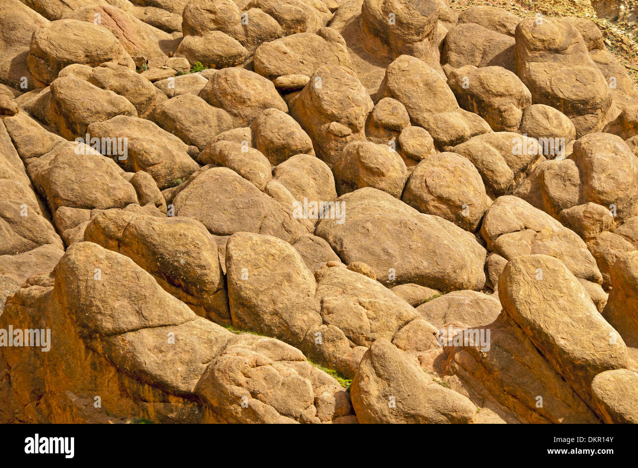 Africa atlas mountain landscape Boumalne Dades cliff formation cliff ...