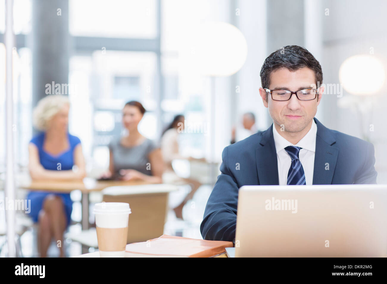 Business man typing hi-res stock photography and images - Alamy
