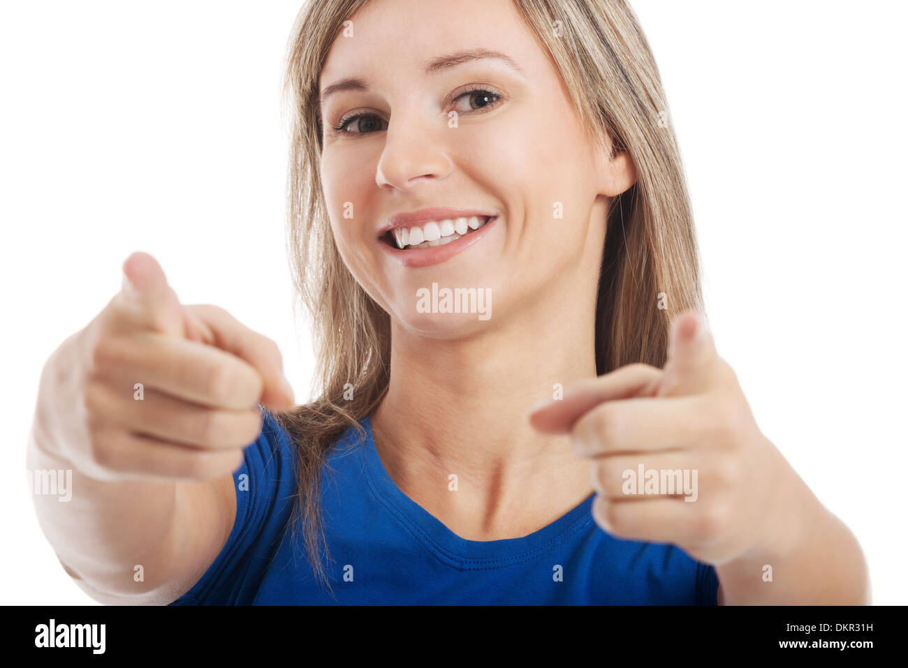 Woman and pointing and accusing hi-res stock photography and images - Alamy