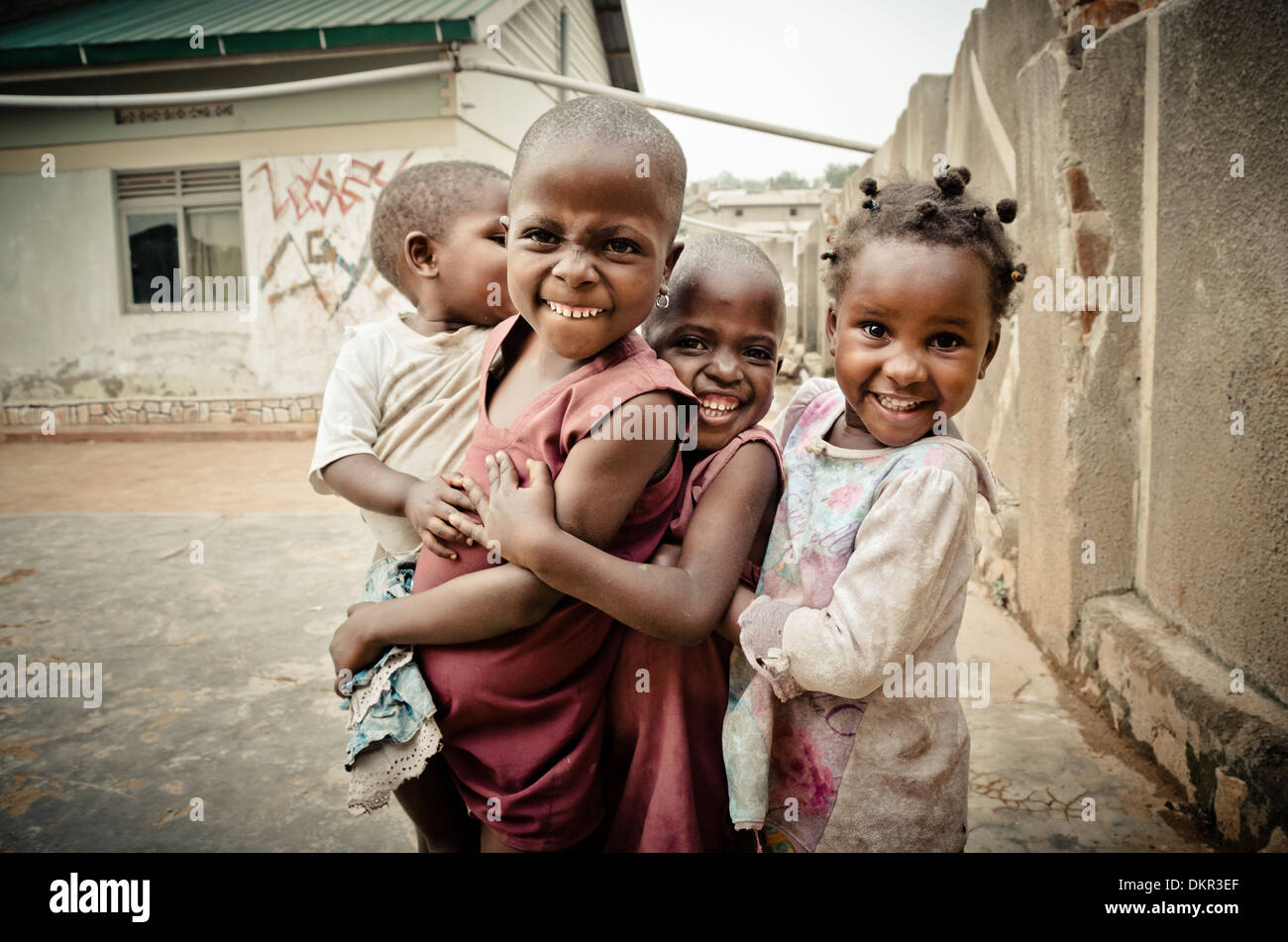 Ugandan girl smiling hi-res stock photography and images - Alamy