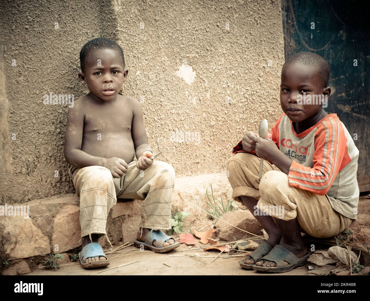 Street children in Kampala, Uganda, East Africa, Africa Stock Photo - Alamy