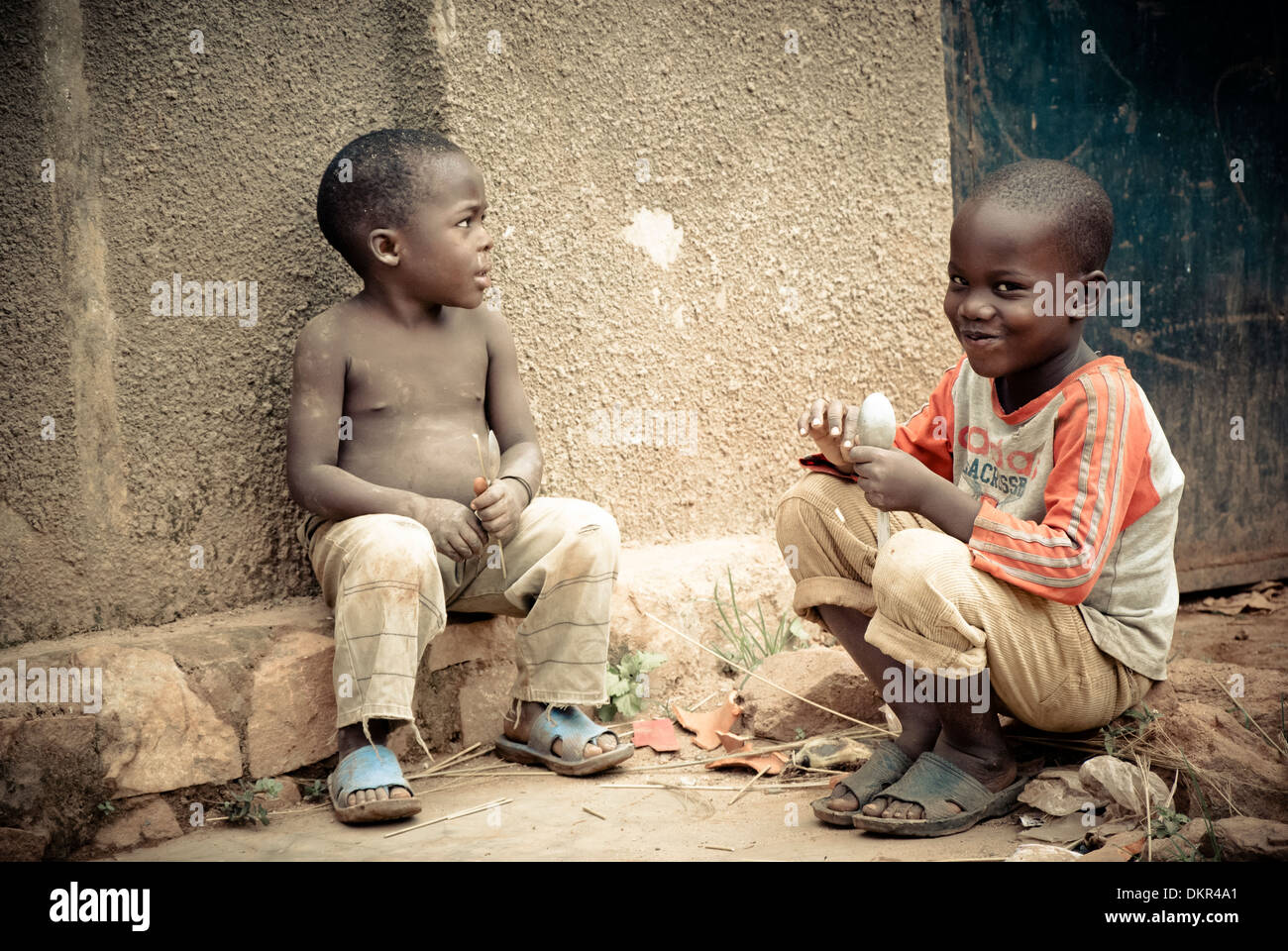 Street children uganda hi-res stock photography and images - Alamy