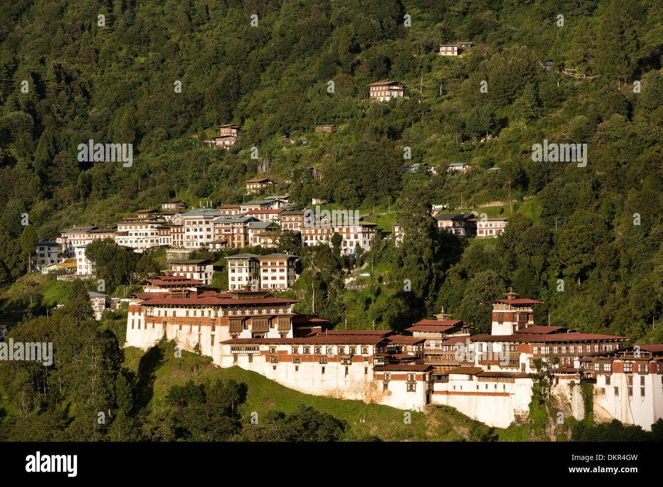 Bhutan, Trongsa, Dzong and town Stock Photo - Alamy