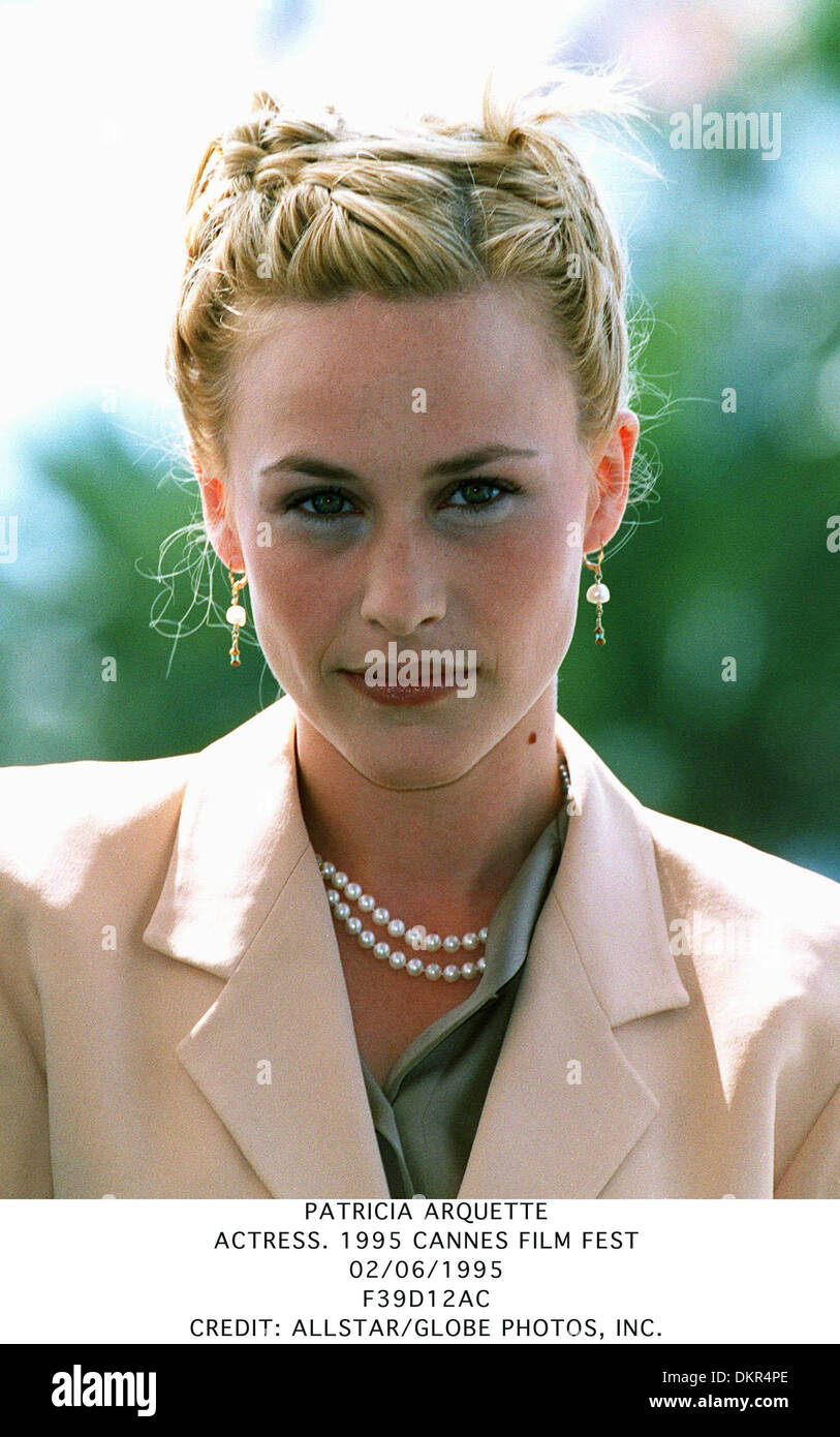 PATRICIA ARQUETTE.ACTRESS. 1995 CANNES FILM FEST.02/06/1995.F39D12AC ...