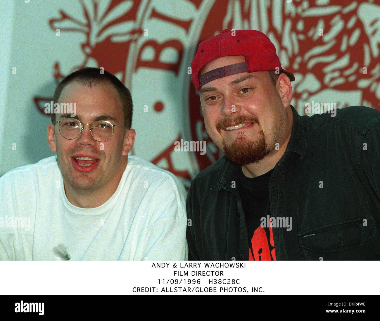 ANDY & LARRY WACHOWSKI.FILM DIRECTOR.11/09/1996.H38C28C Stock Photo - Alamy