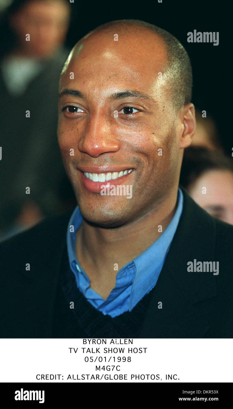 BYRON ALLEN.TV TALK SHOW HOST.05/01/1998.M4G7C Stock Photo - Alamy