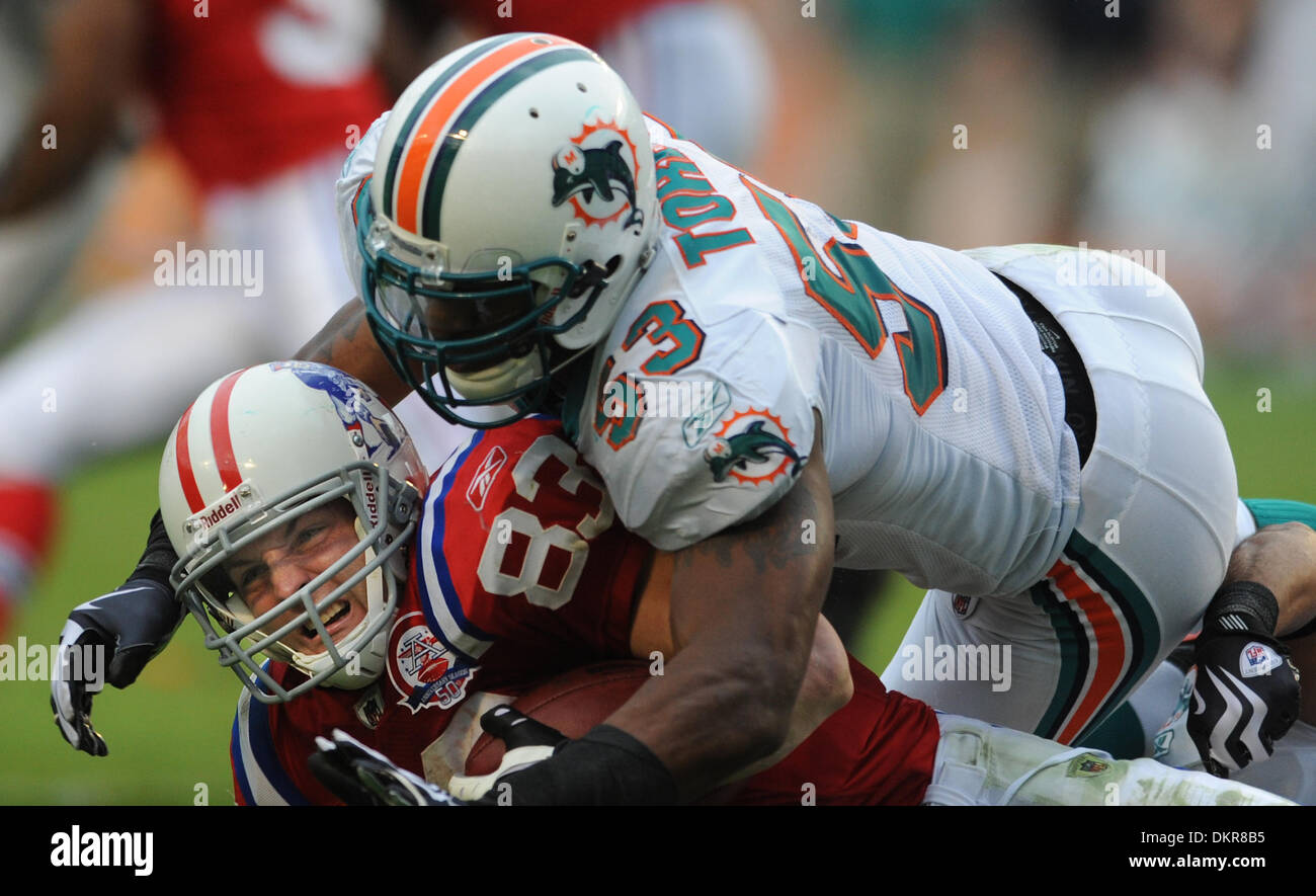 Dec. 06, 2009 - Miami Gardens, Florida, USA - Dolphins-pats-JR120609 ...