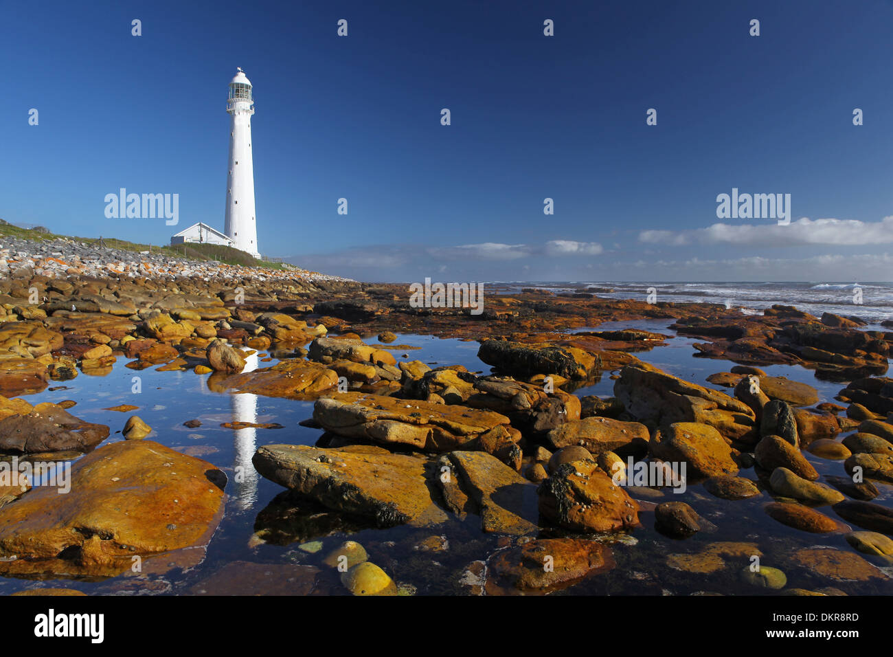Slangkop, Lighthouse, Kommetjie, South Africa, Africa, rocks Stock ...