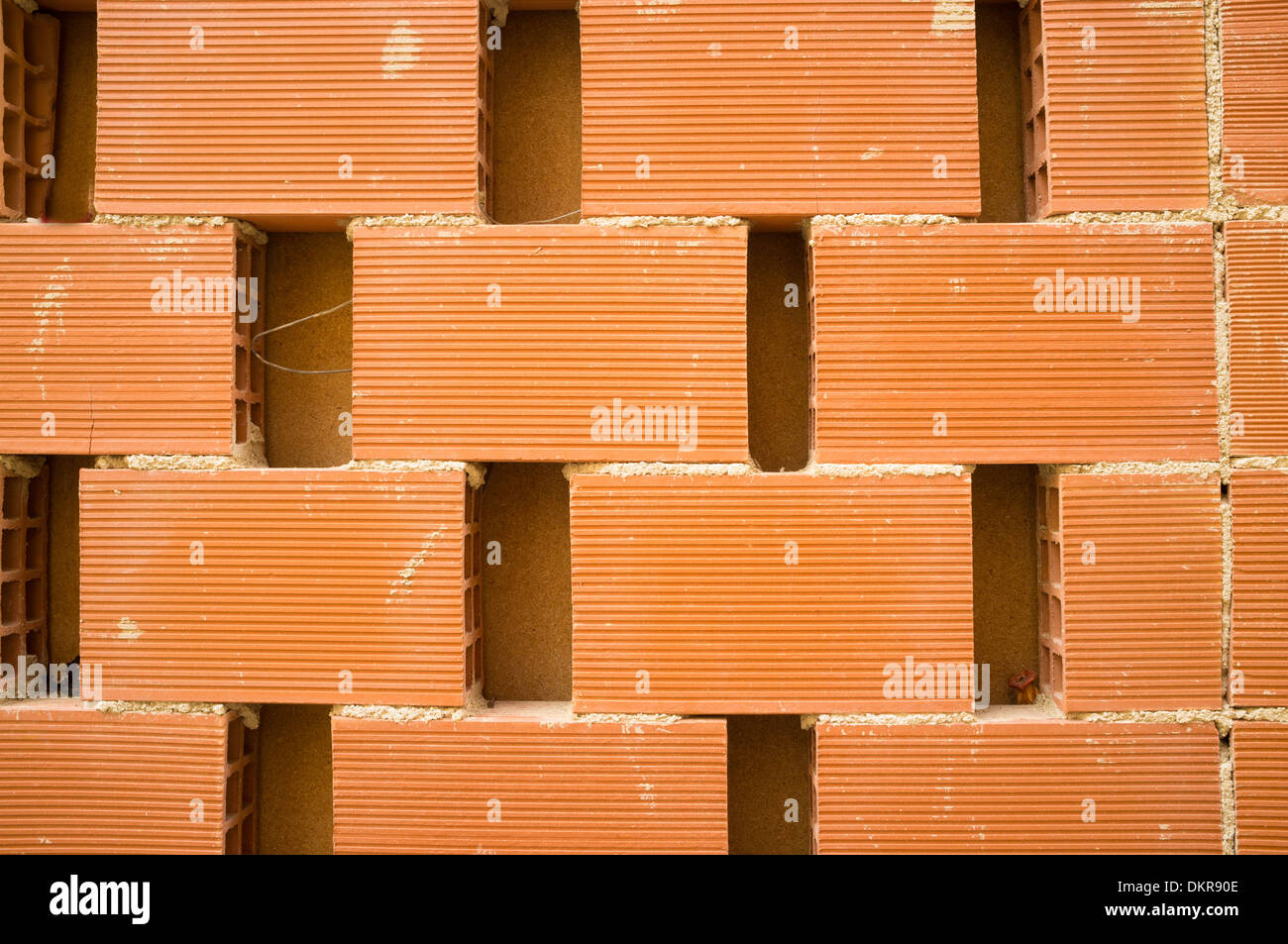 Full frame take of an unfinished brick wall Stock Photo - Alamy