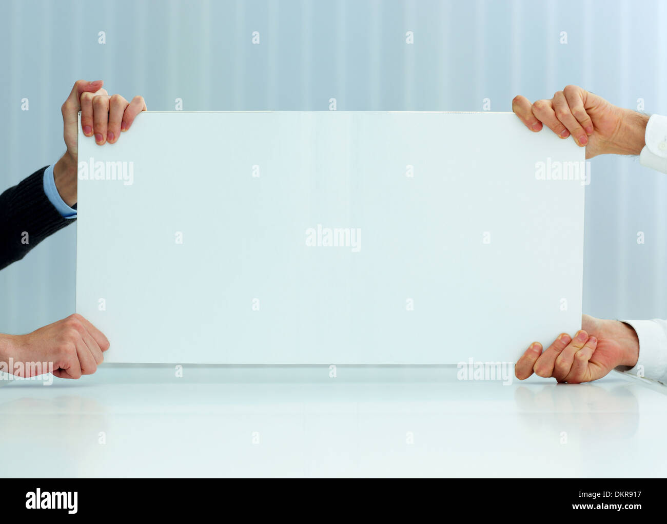 Banner hands hi-res stock photography and images - Alamy
