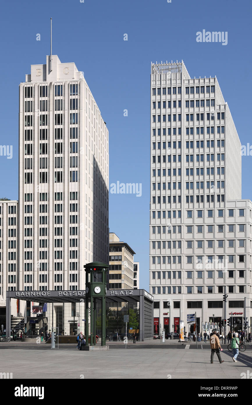 Berlin Mitte Potsdamer Platz Potsdamer Square Place Stock Photo - Alamy