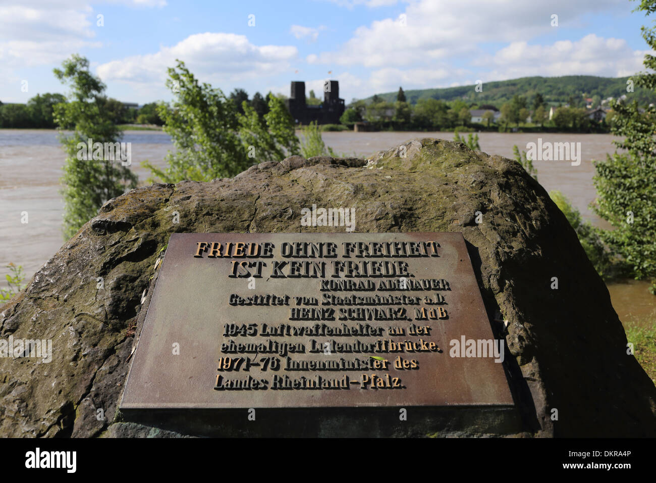 Remagen Bridge at Remagen Stock Photo - Alamy
