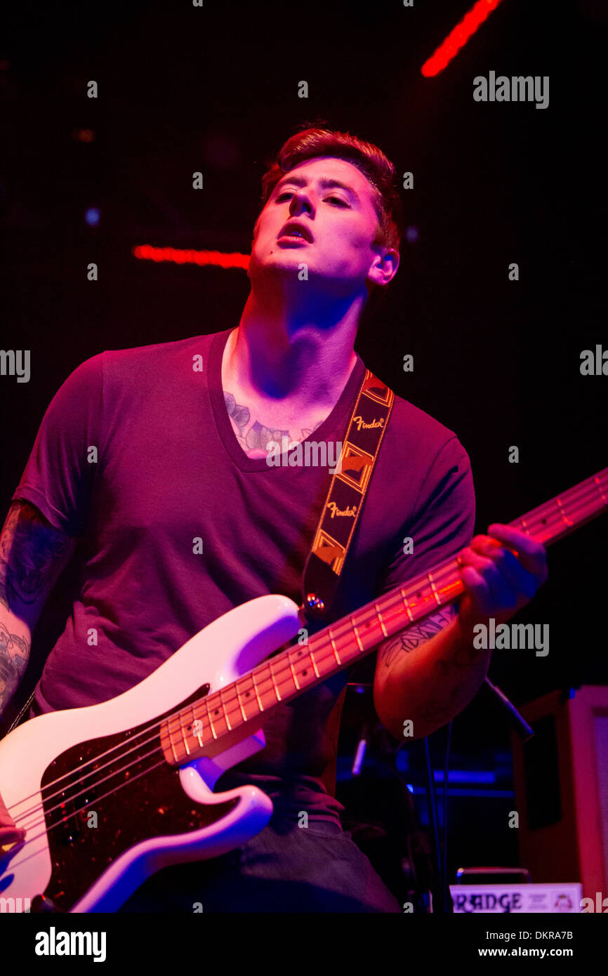 Milan Italy. 08th December 2013. The British alternative rock band DEAF ...