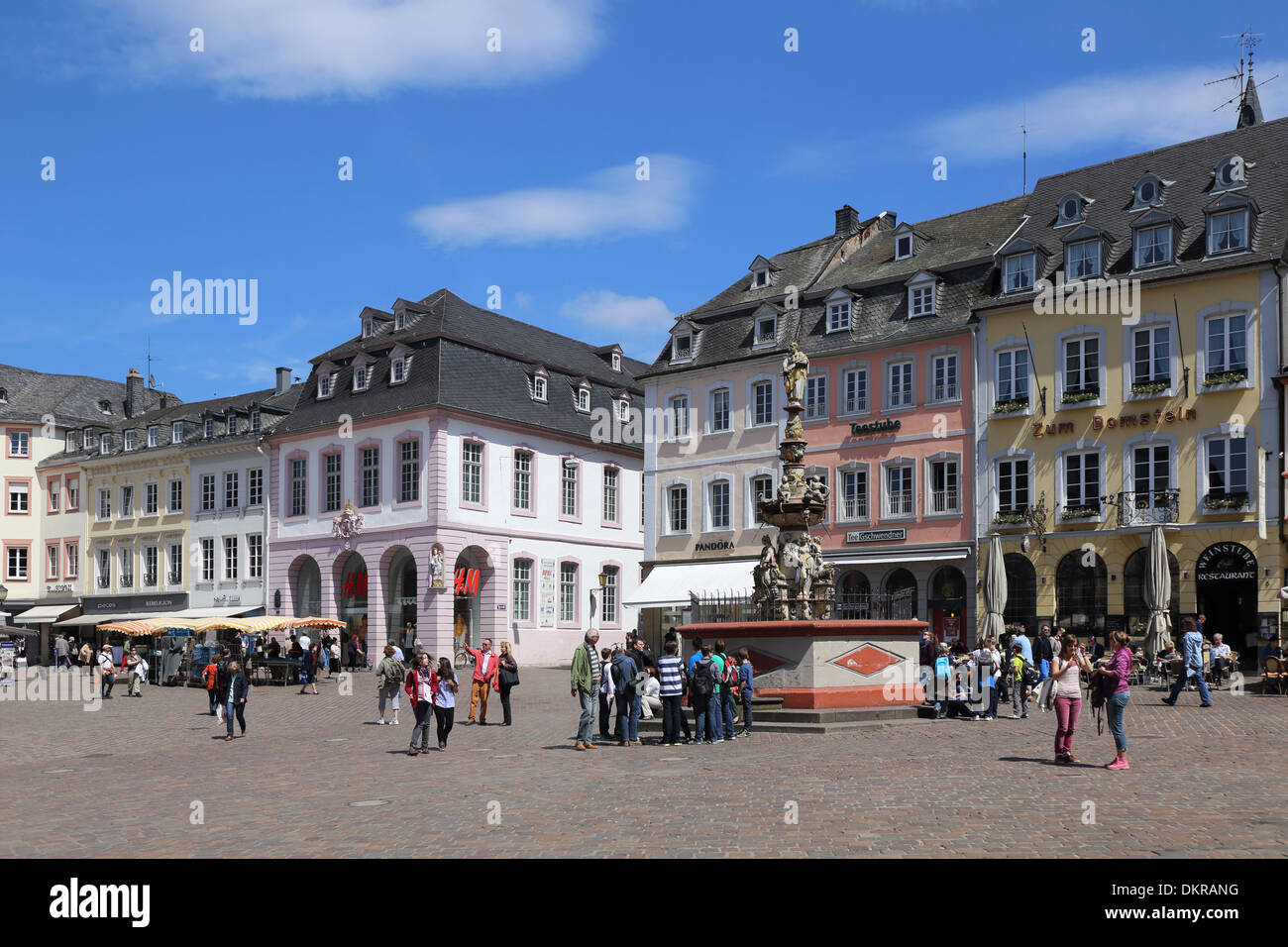 Petrusbrunnen hauptmarkt trier hi-res stock photography and images - Alamy