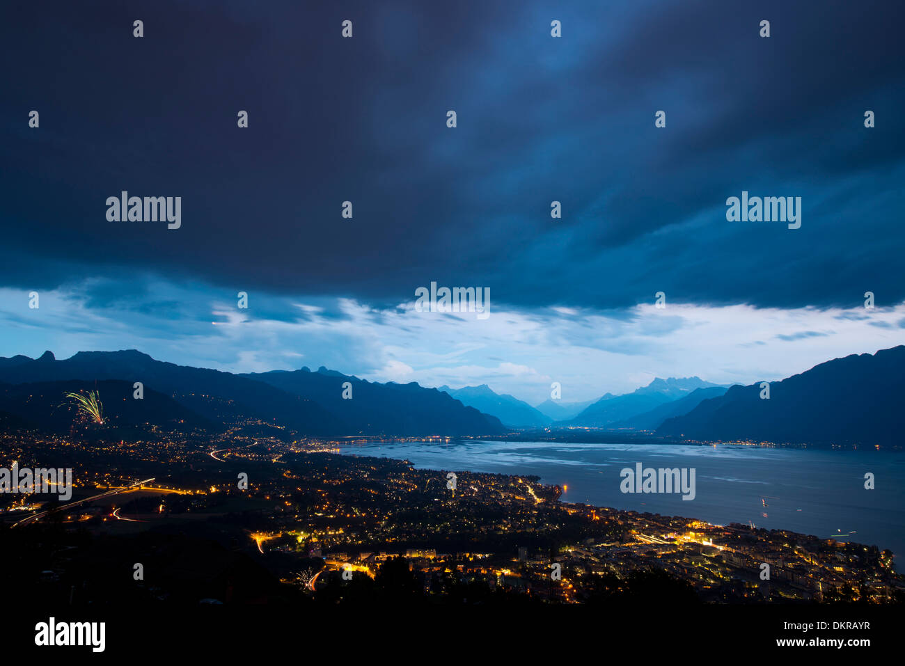 Leman fireworks hi-res stock photography and images - Alamy