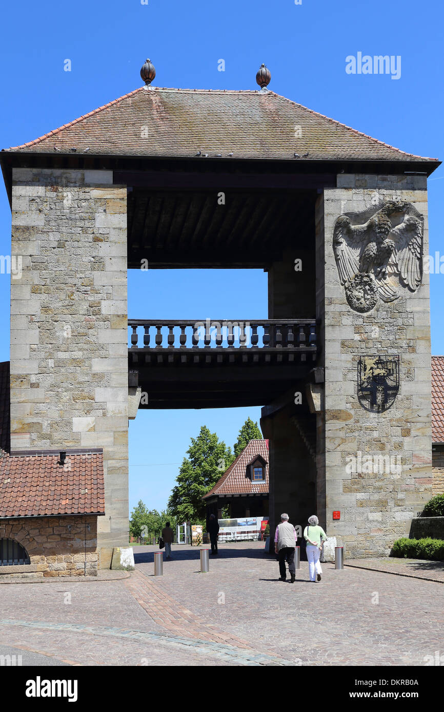 Deutsches Weintor Schweigen Rechtenbach German Wine Gate Stock Photo ...